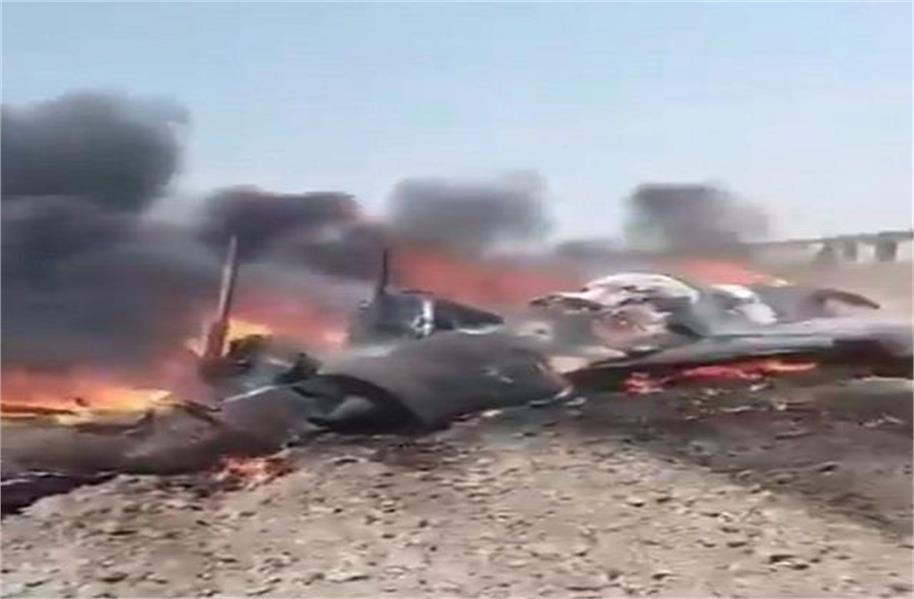 پاکستان ایئر فورس کا طیارہ میراج کھیتوں میں گر کر تباہ، دھماکے سے دہل ...